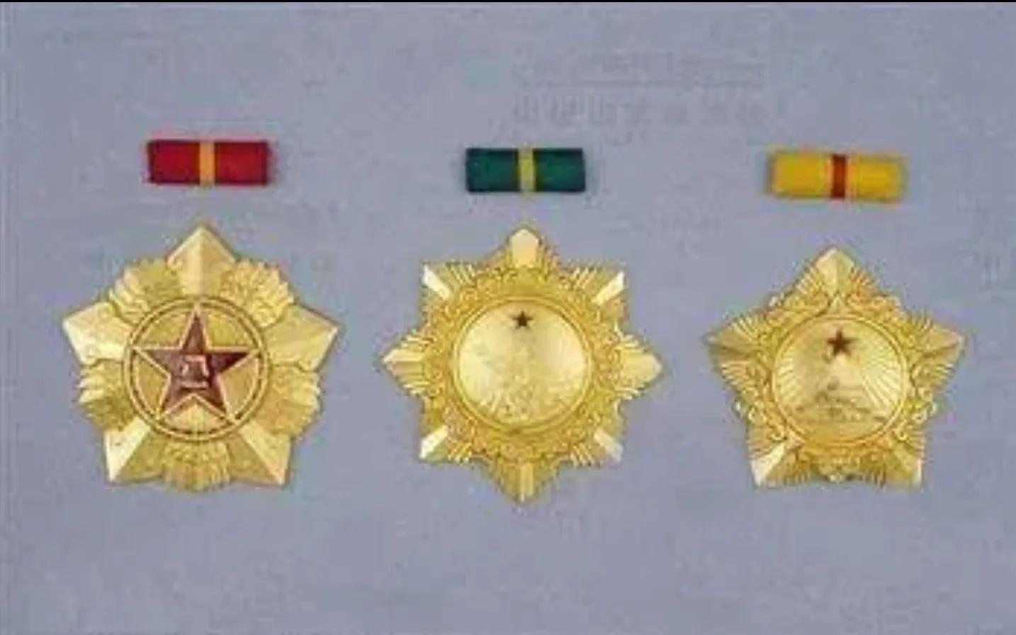 The only hero who has won three first-class medals with the rank of ...