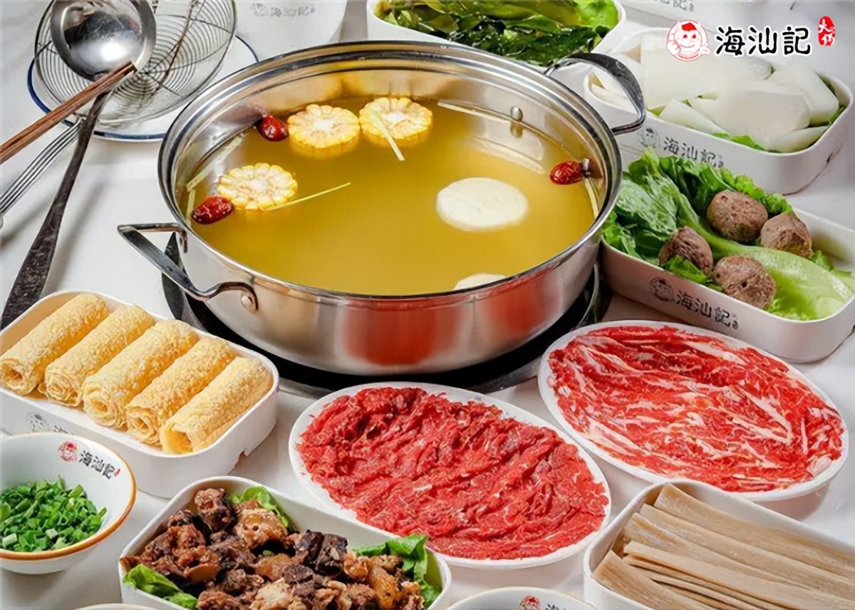 Haishanji Chaoshan beef hot pot, the beef is freshly cut, and the ...