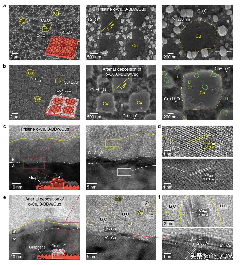 Cu2O boundary modulates lithophilicity of Cu substrates for ...