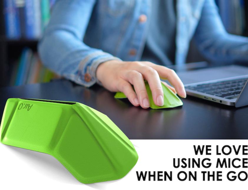 The origami-designed wireless mouse Air.0 is being crowdfunded on ...