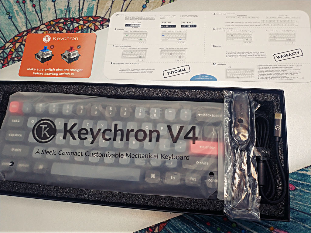 Every part assembles our personality: Keychron V4 Mechanical Keyboard ...