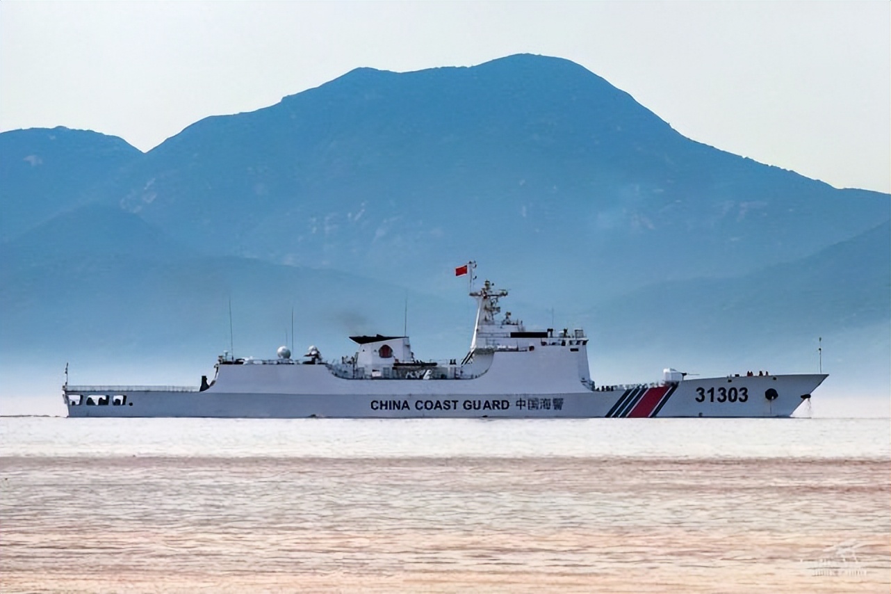 China's largest coast guard ship was dispatched and appeared in the ...