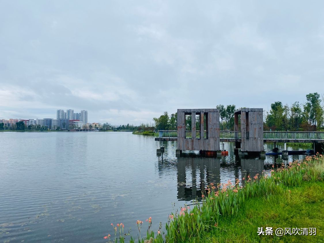 Chengdu has built another 455-mu large park with a spectacular lake ...