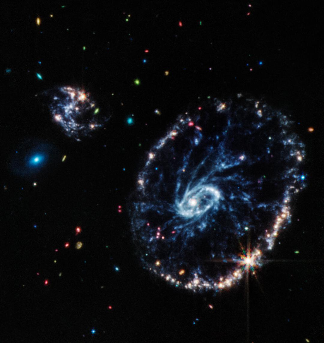 New!NASA Space Telescope returns beautiful photos of 'Wheel Galaxy' 500 ...