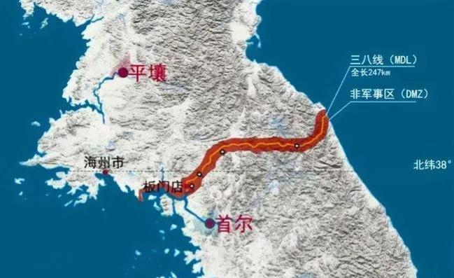 Why did the Korean War that started at the 38th parallel stop near the ...