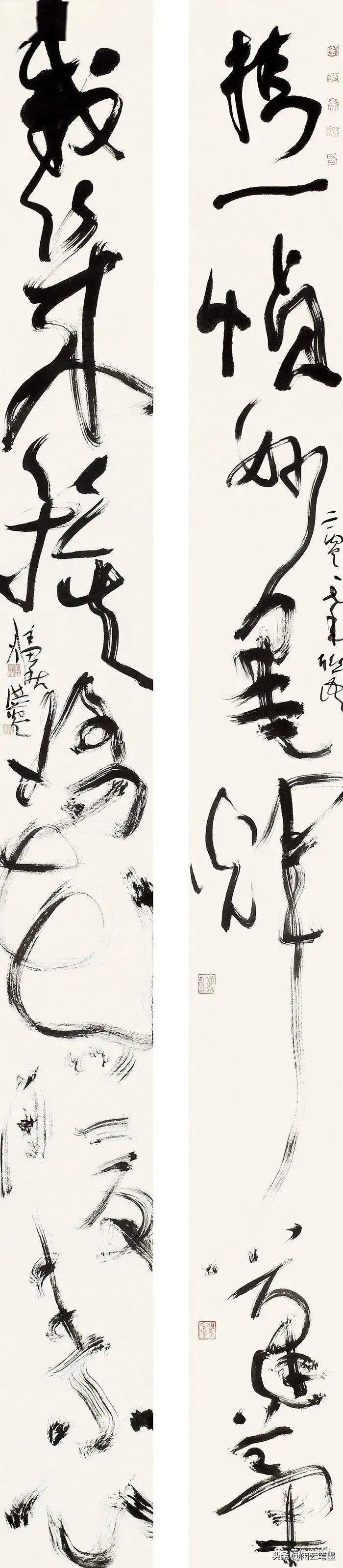 Mr. Liu Hongbiao's fifteen calligraphy works are appreciated, the ...