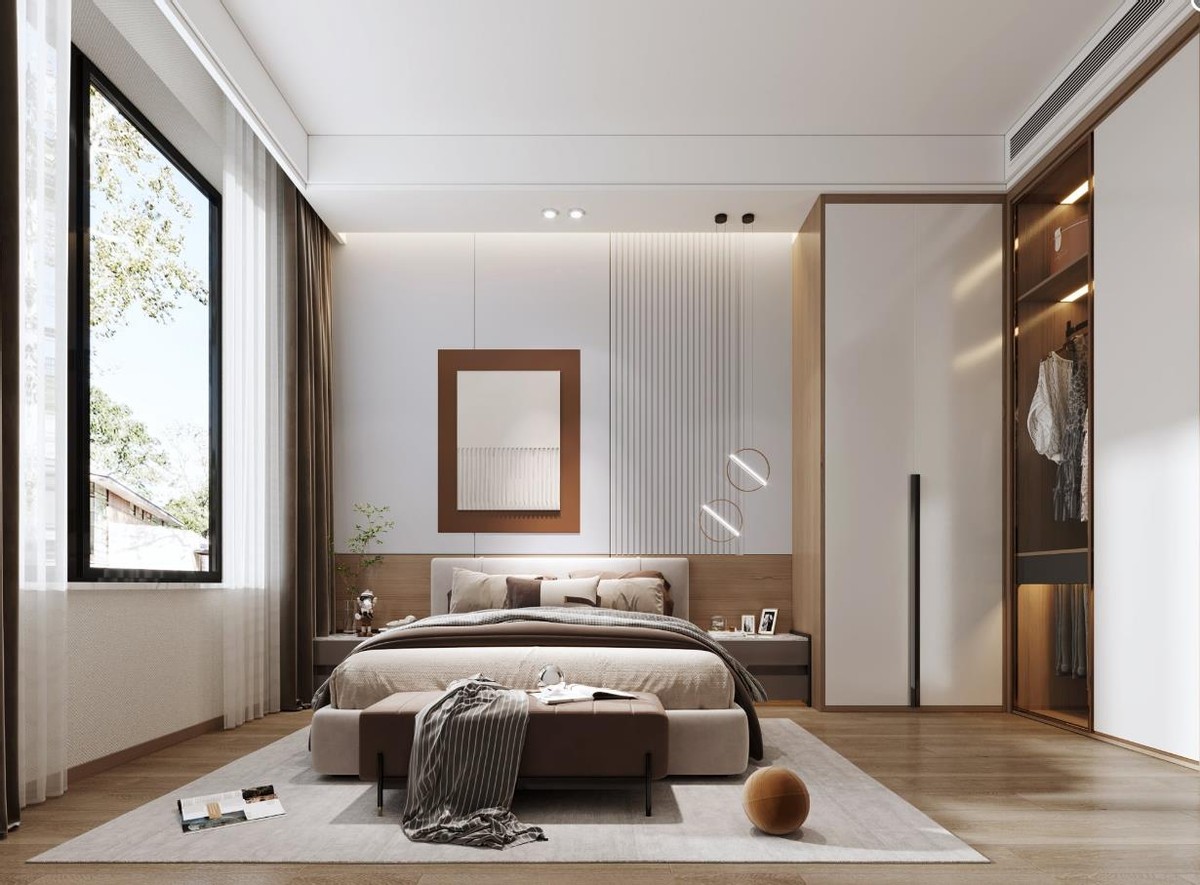 163㎡ of modern style, villa design with warm texture, bright and ...