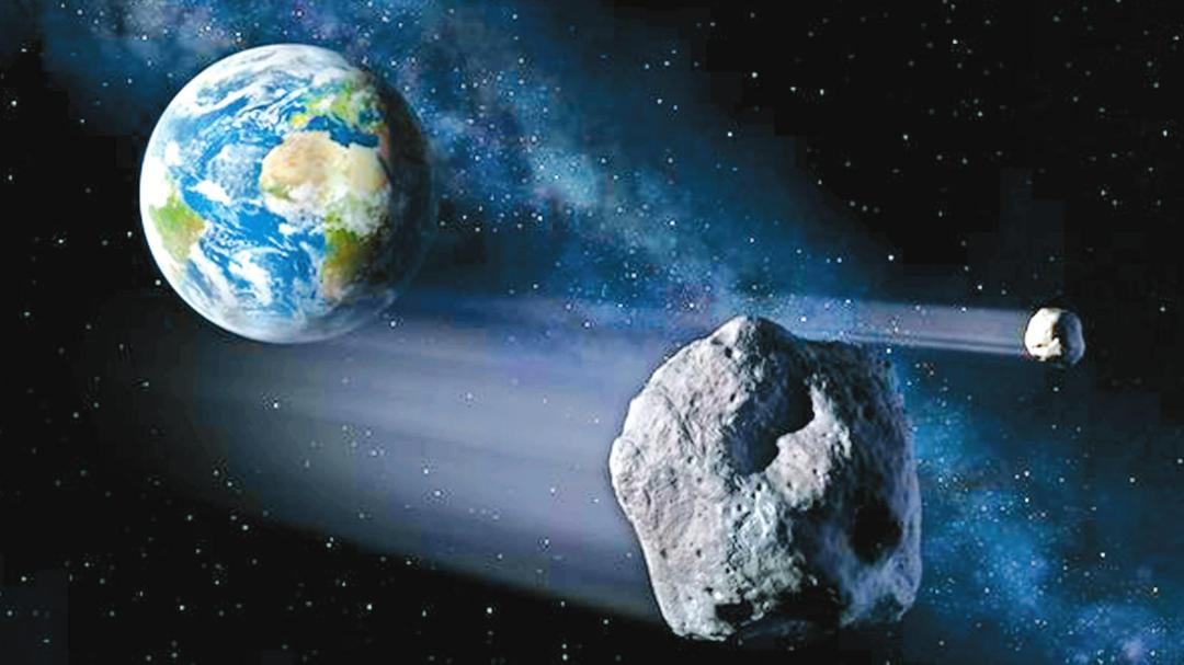 Is Hawking's prediction true?The asteroid passed the earth at a speed ...