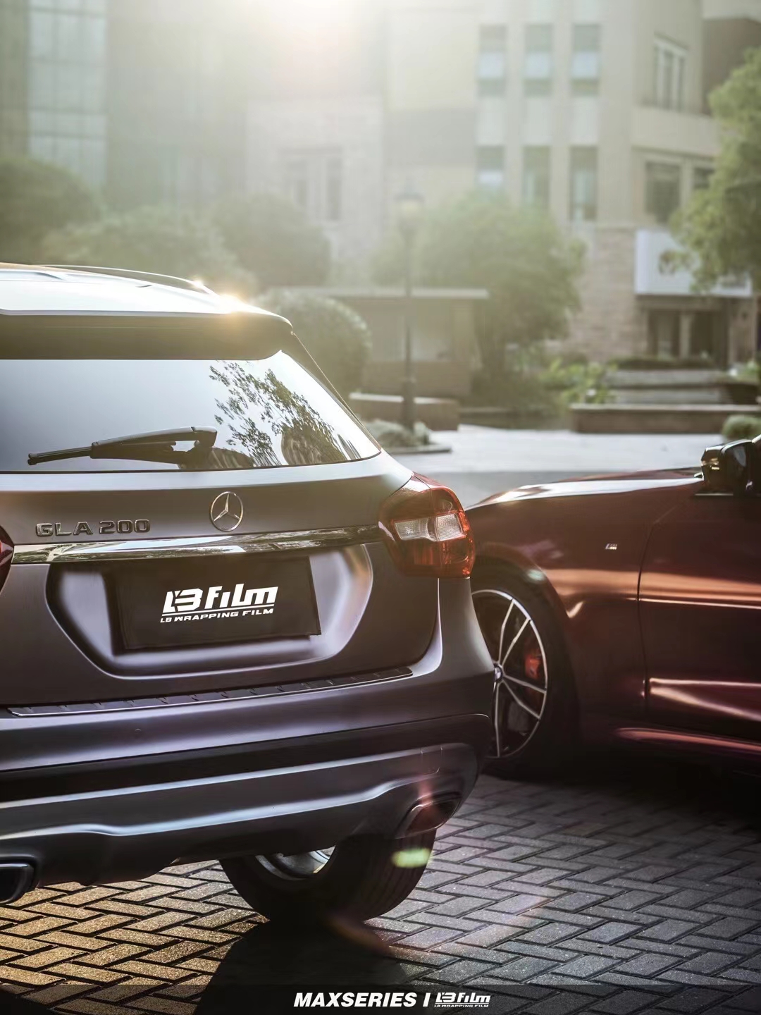 LBFILM color changing film special series Capri gray purple, retro ...