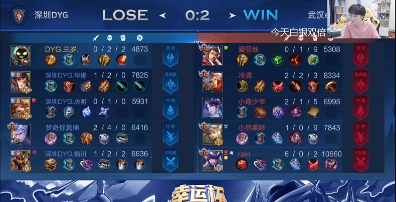 DYG suffered a 10-game losing streak, and even the second team of eStar couldn't beat the second ...