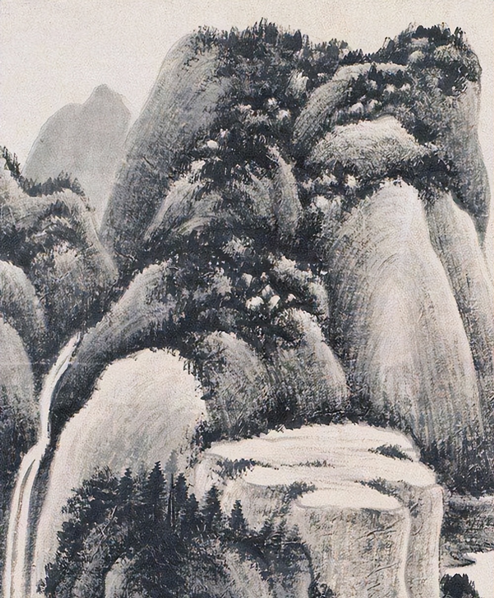 Ink painting shows the dwelling place of the soul, and Wu Li painted ...