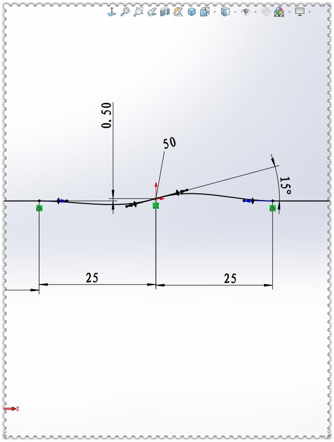 Draw two triangles that are staggered up and down with SolidWorks - iNEWS