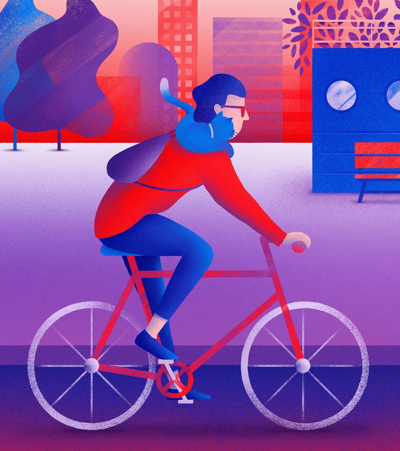 This is what urban life looks like through the eyes of an illustrator ...