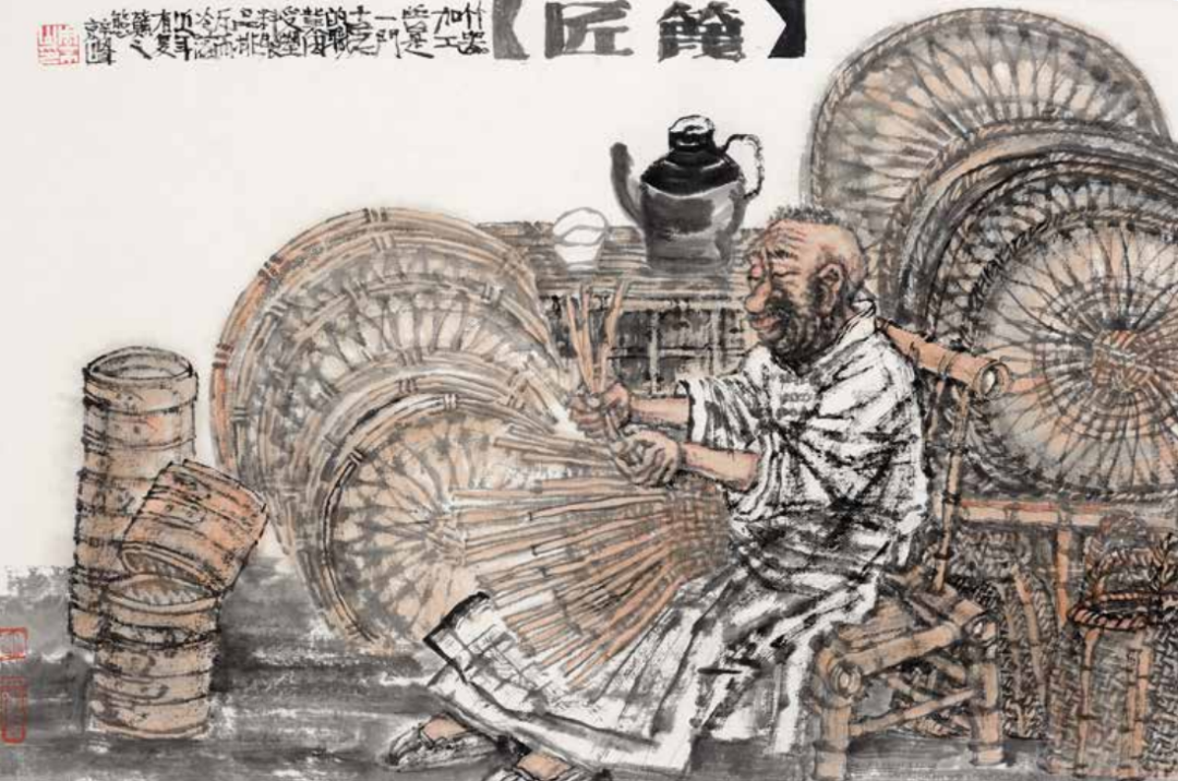 The picture shows those old industries that are gradually drifting away ...