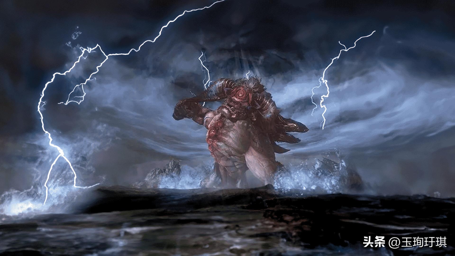 Shan Hai Jing Strange Beast: Kui Niu, shaped like a bull, its voice is ...