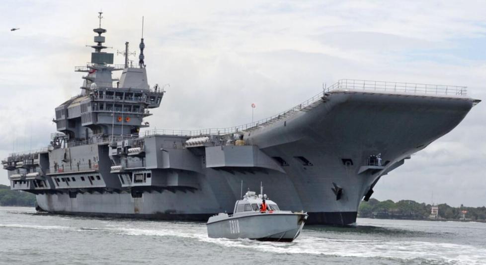 The Indian aircraft carrier showed its prestige. After World War II ...