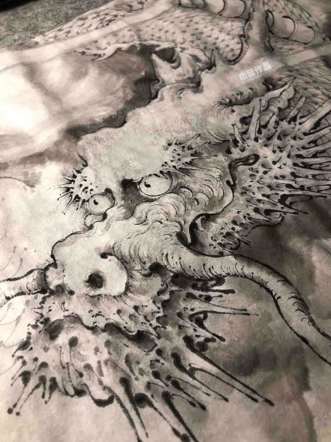 Shanghai inherits the spirit of Chen Rong's painting of dragons from ...