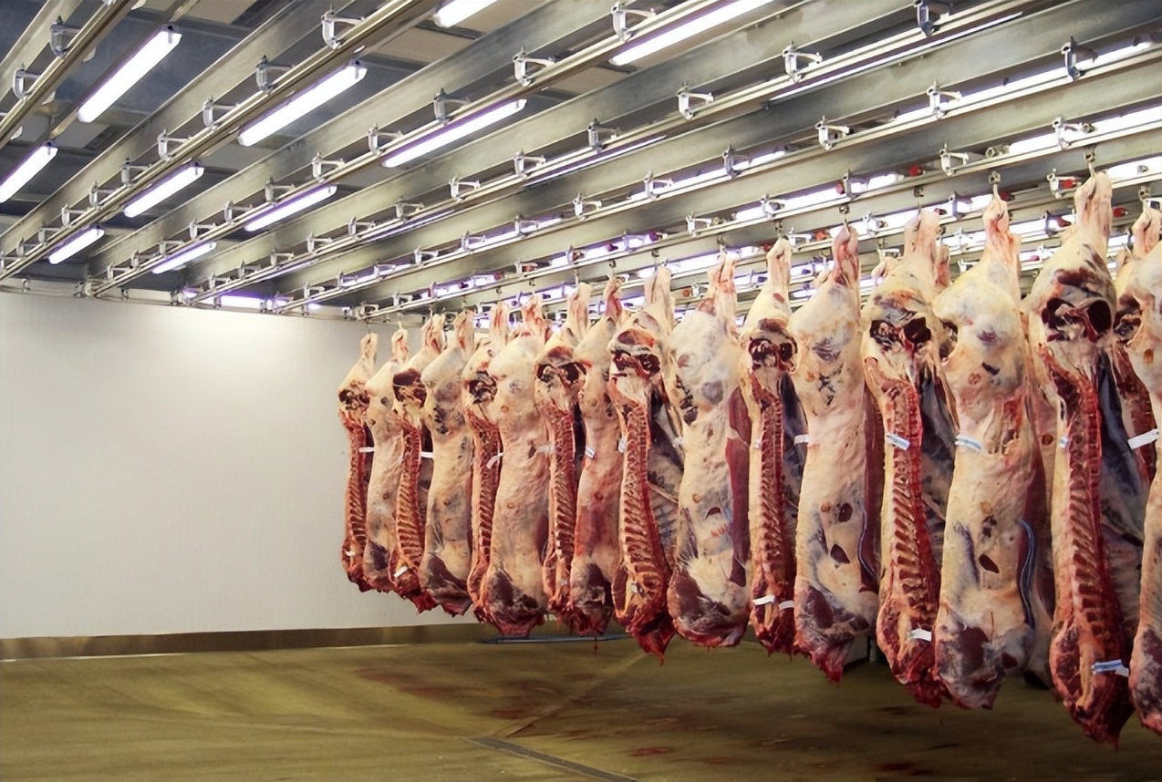 After the frozen beef is thawed and fried, there is blood flowing out ...