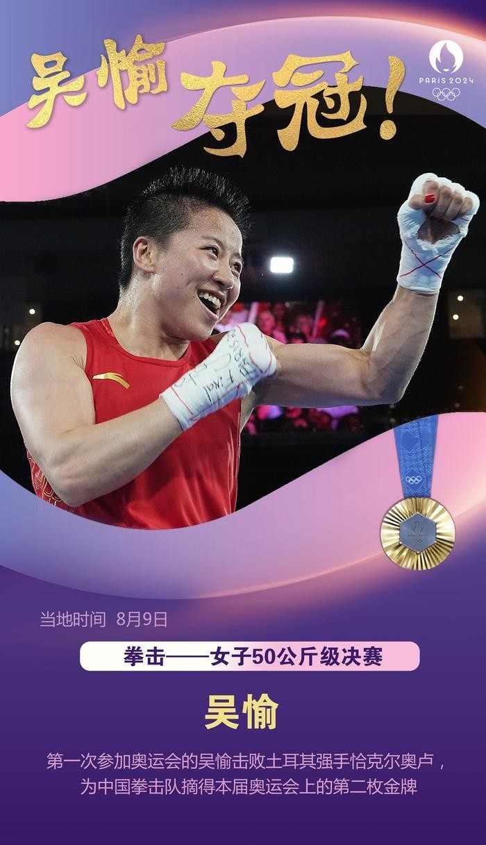 Paris Olympic boxing champion Wu Yu: No more misspellings of my name ...