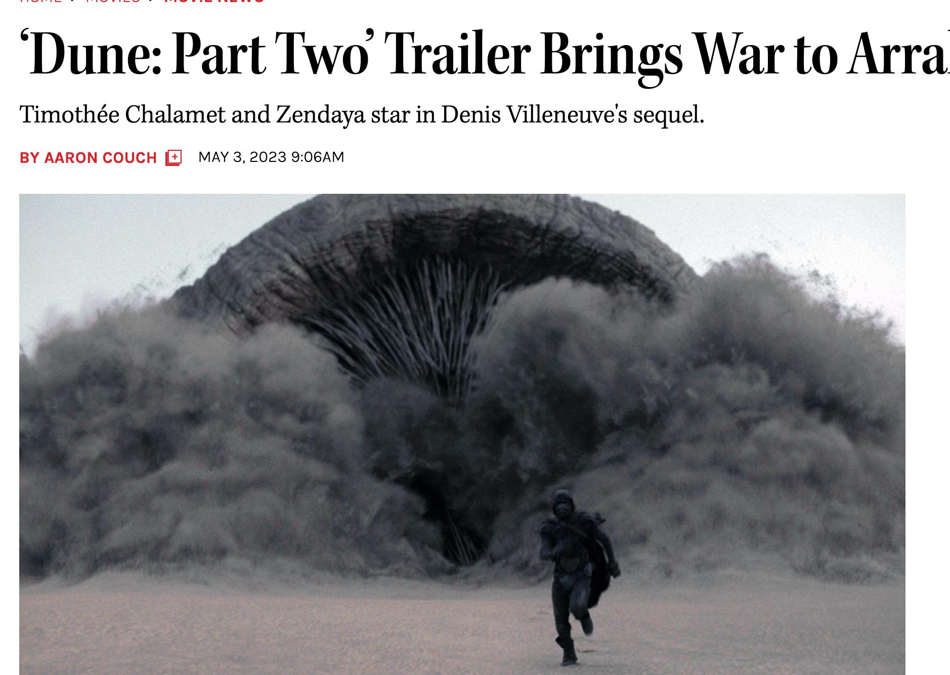 Kratch: 'Dune' lacks flow, 'Wonka' is a lot like 'The Little Mermaid ...