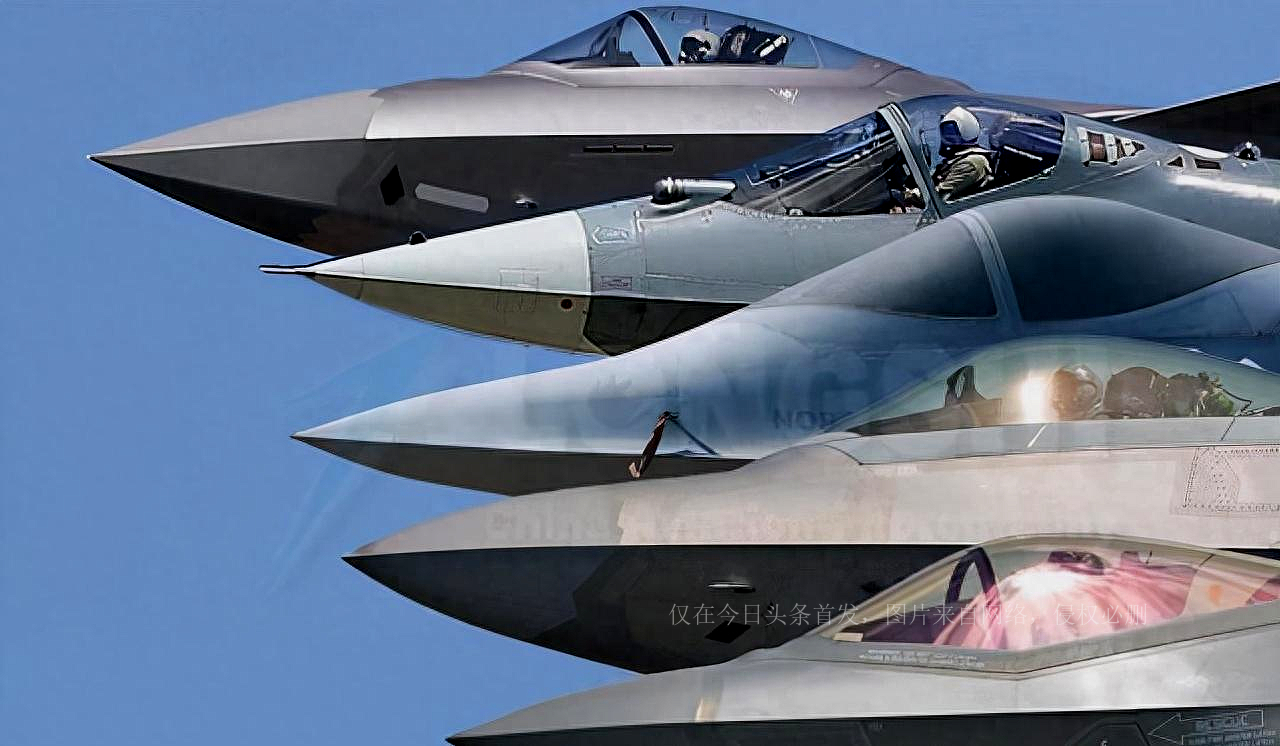 Comparing the number of fifth-generation aircraft in the world, the ...