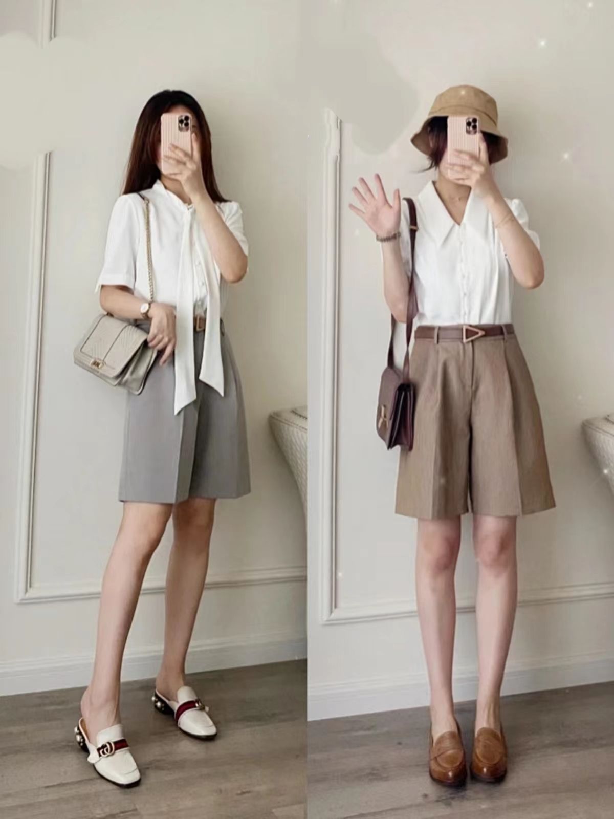 Shirt + Bermuda shorts, T-shirt + Bermuda shorts, it is fashionable and ...