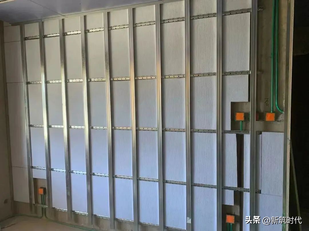 Construction technology and node method of light steel keel partition ...