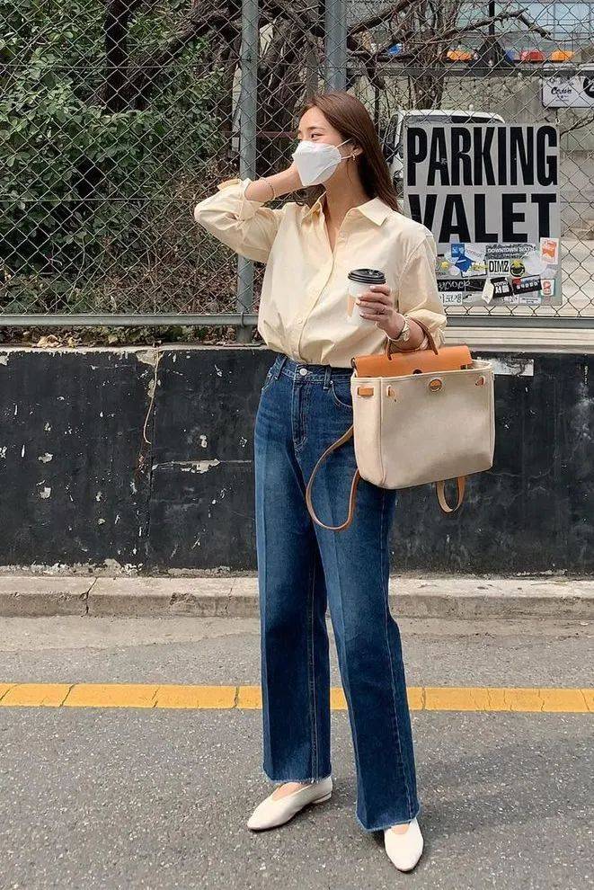 "Shirt+jeans" is the most conspicuous and stylish outfit in spring ...