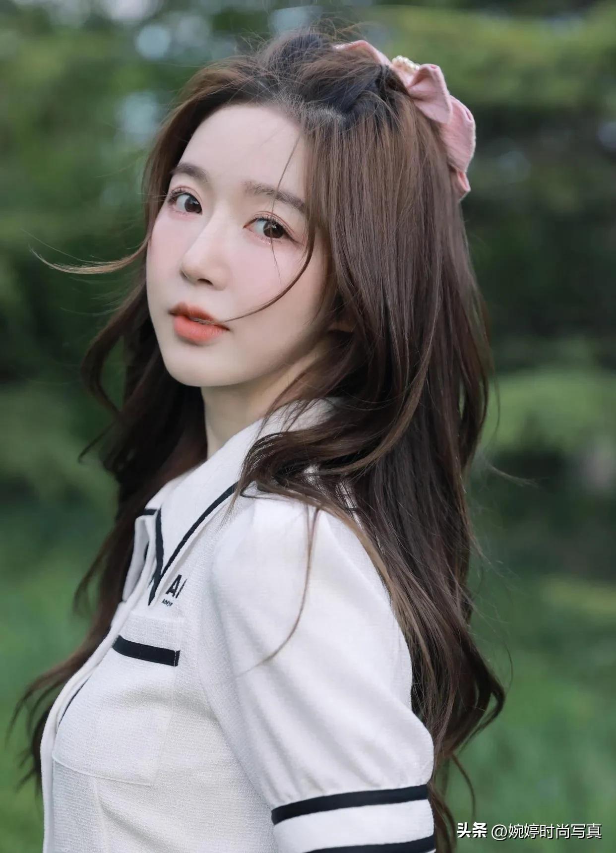 Fashion photo series: Wu Yalu's pictures are so sweet, and they are ...