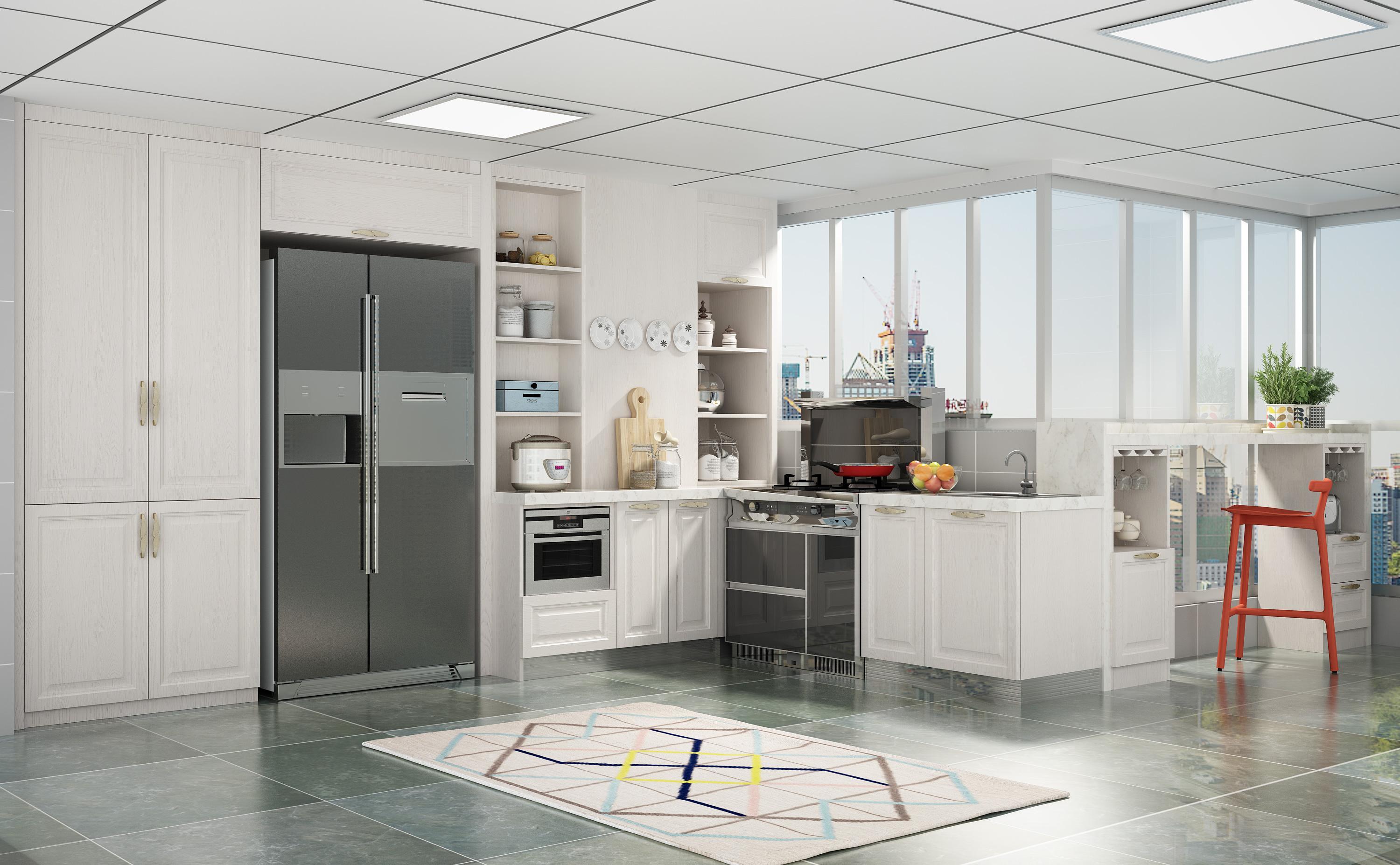 Oil fume in an open kitchen is a big problem. How can Chinese families ...