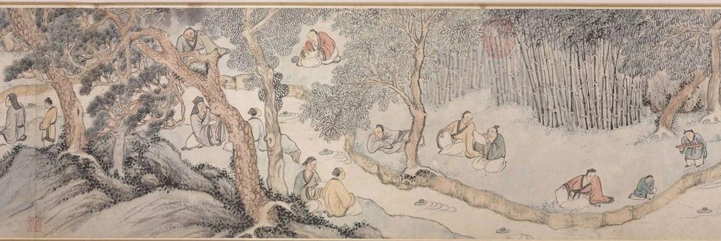 What is the meaning of Qushui Liushang in "Lanting Collection Preface ...