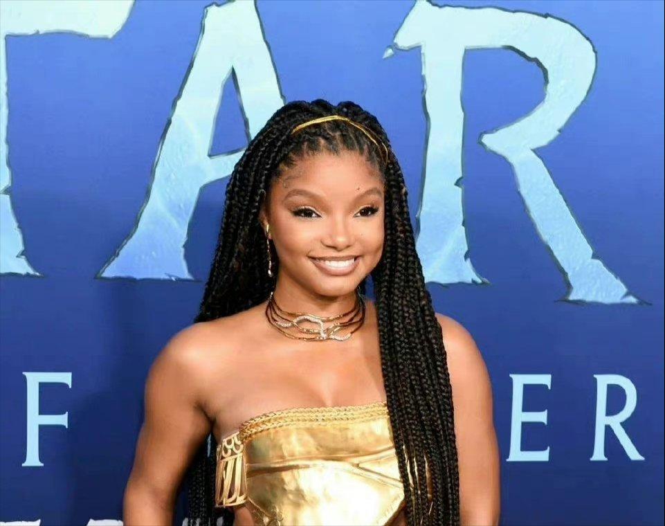 Spicy eyes!Avatar 2 world premiere "The Little Mermaid" black actress ...