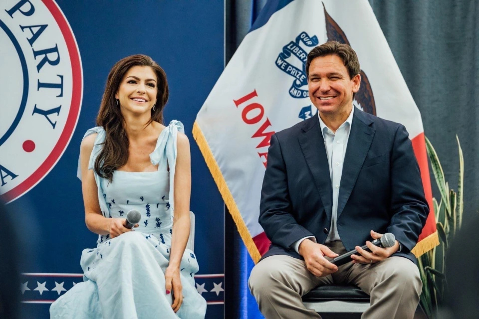 DeSantis' 42-year-old wife vows to be first lady! The three baby ...