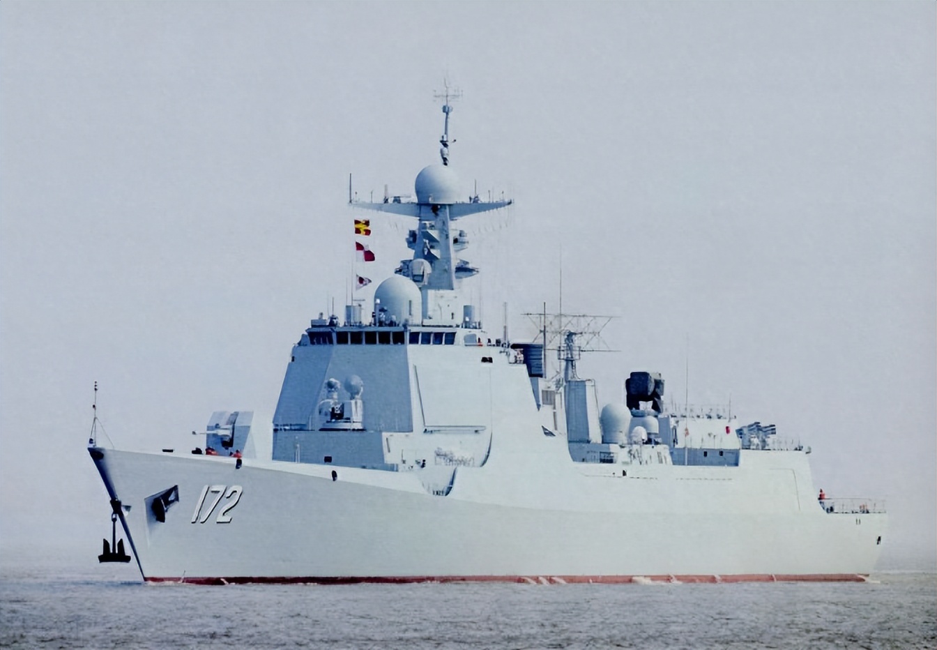 Only 1000 meters apart! 052D "battles" U.S., Japanese and Canadian warships, may be ready to ...