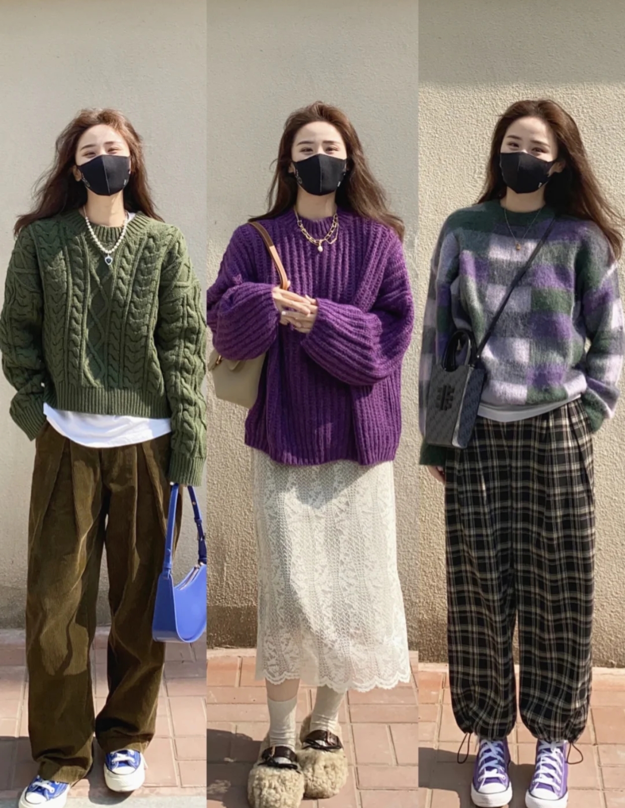 Only wear basic colors in winter too passersby!These 10 color ...