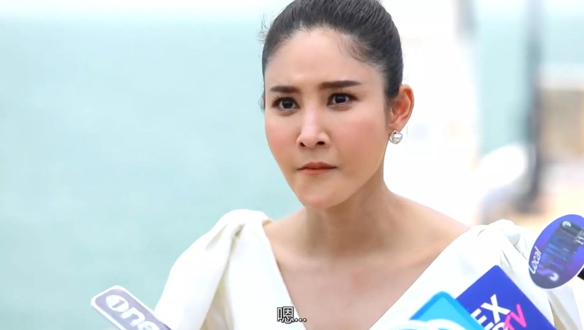 The Thai drama "Blowing Leaves", the aunt played Tangmo, accidentally ...