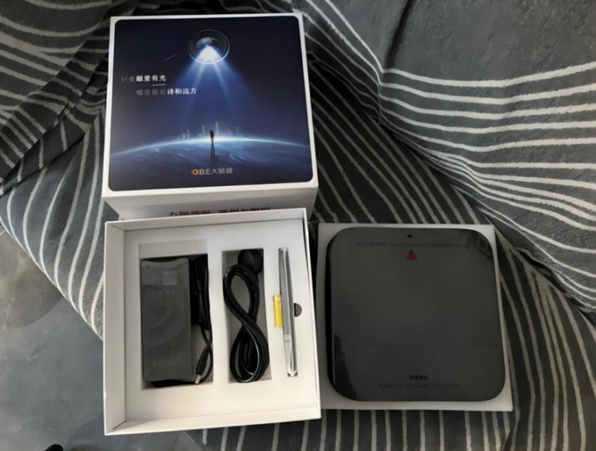 Big Eye Orange thin and light projector X7D Pro unboxing experience, 3000 price projector is the ...