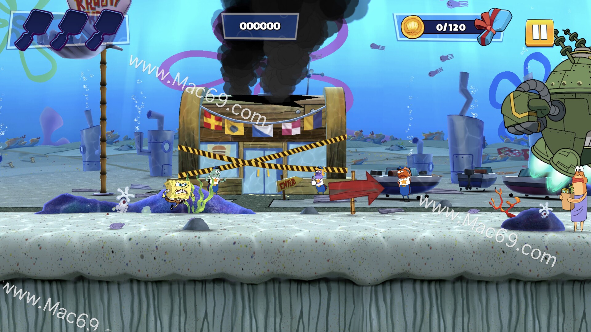 SpongeBob: SpongeBob: Patty Pursuit for Mac Chinese version - iNEWS
