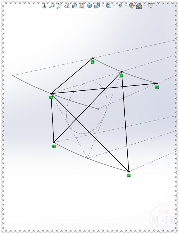 Round tube steel frame drawn with SolidWorks weldment - iNEWS