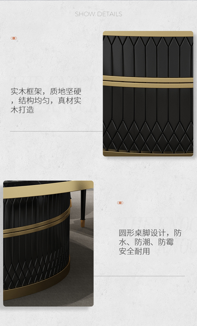 Hotel dining table for 18 to 20 people, marble light luxury electric ...