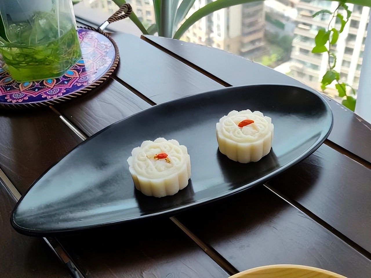 Make a healthy mooncake for your parents!Sugar-free and oil-free super ...
