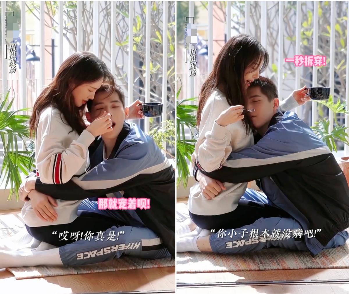 Jin Chen and the 8-year-old male star are filming intimate scenes!Kneel ...