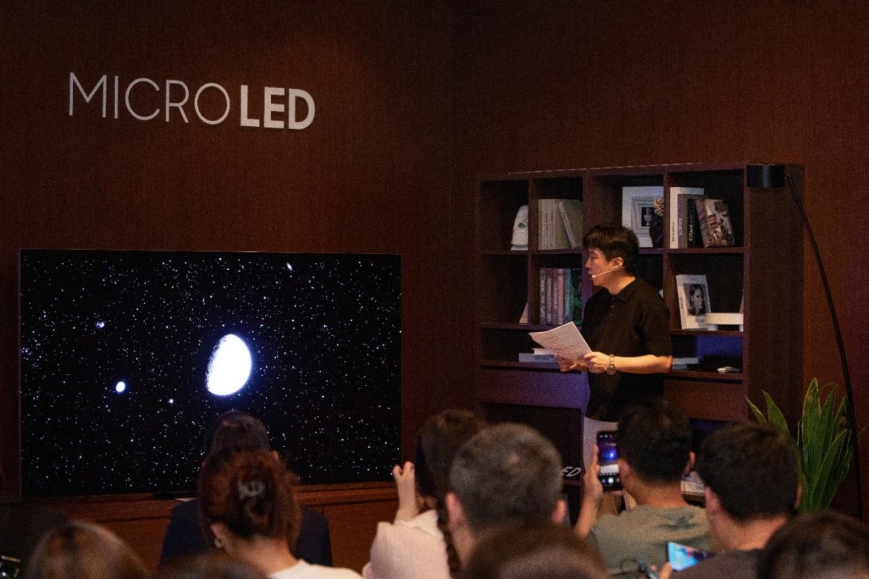 Samsung showcases MICRO LED products: Equipped with RGB inorganic self ...
