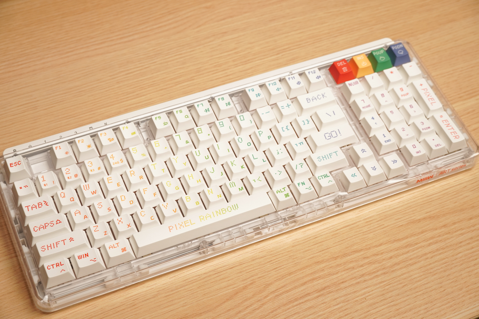 Unique pixel-style design, full of appearance-Miwu Z980 pro mechanical ...