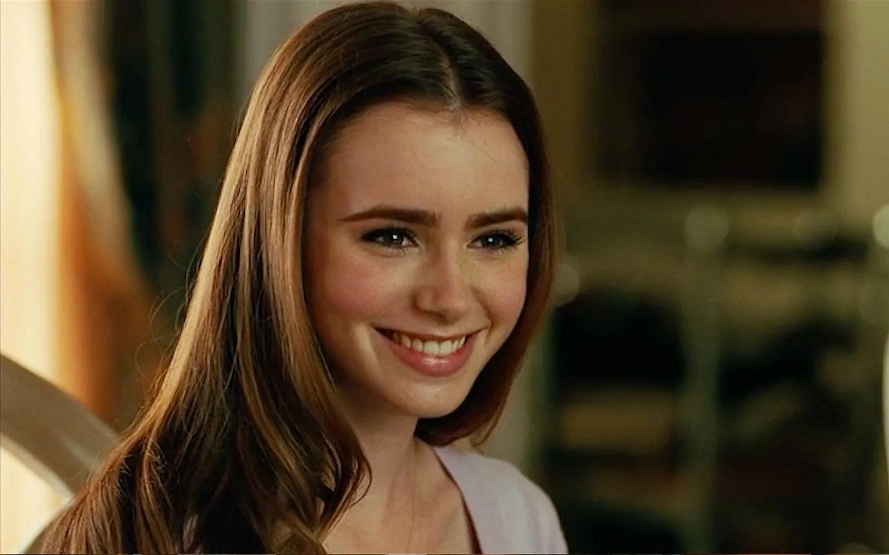 Like Hepburn, Lily Collins, who played Snow White and became famous in ...