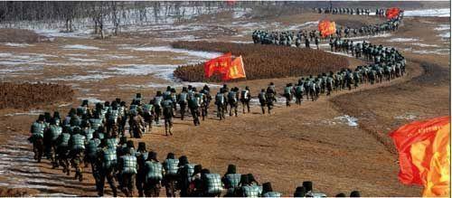 In the rapid march in the army, what is the marching speed of the ...