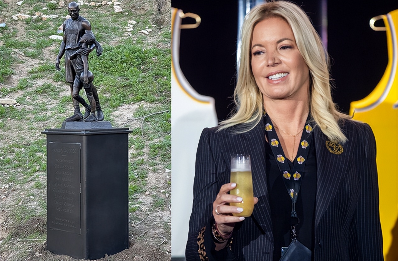 Affectionate!Jennifer Buss builds another statue for Kobe, there is one ...