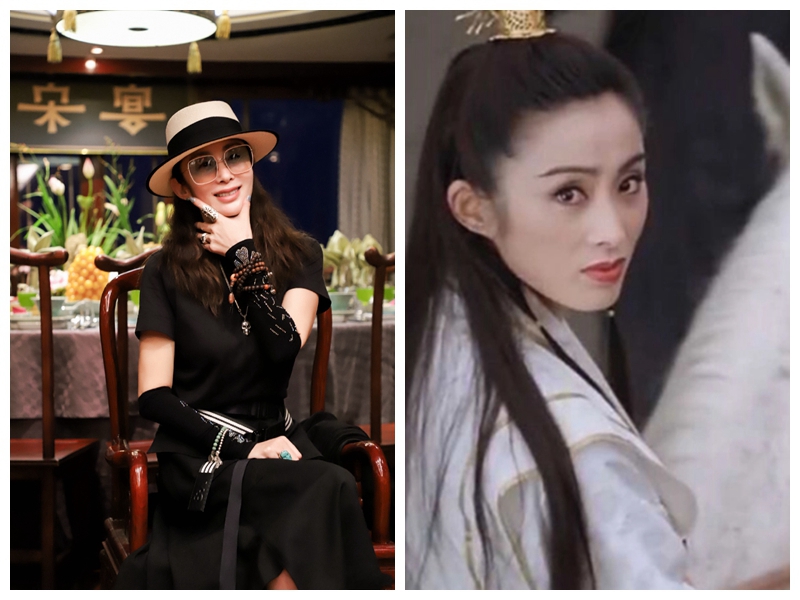 Zhang Min rarely appeared on the camera, her skin was white, tender and ...