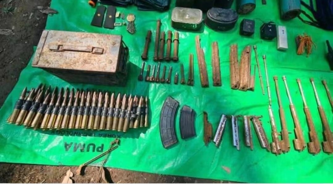 A Kachin Independence Army position at the junction of Kwegay and Muse ...