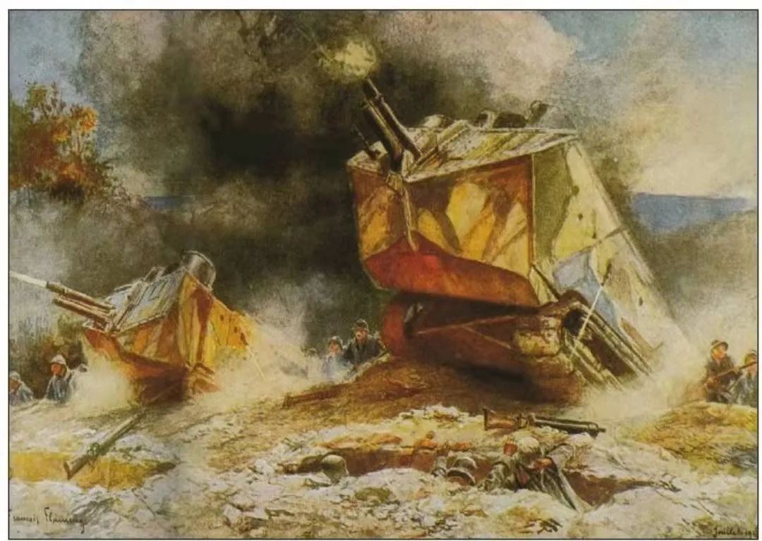 During the First World War, the tank invented by the British army was ...